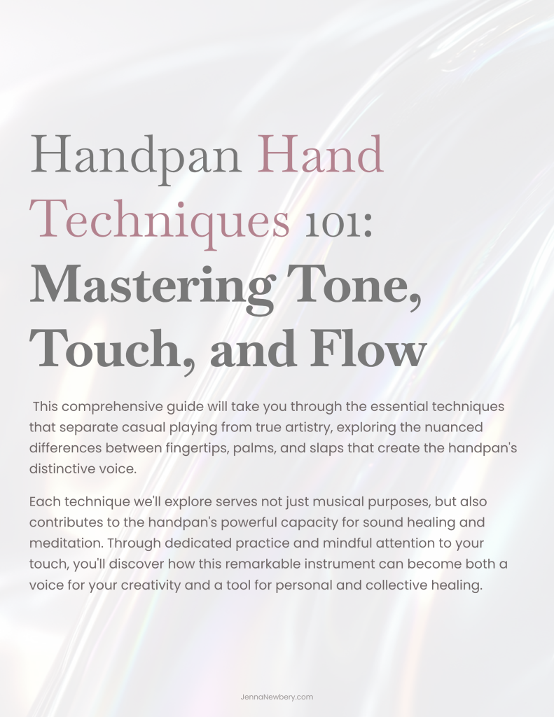 Handpan Hand Techniques 101 – The Geometry of Sound